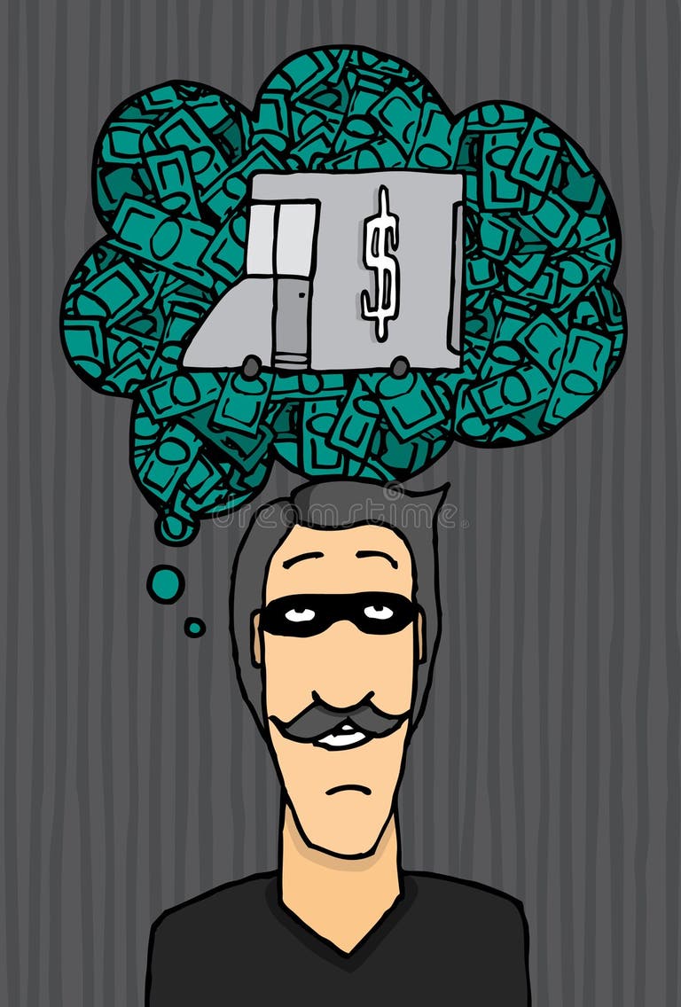 Robber Thinking Stock Illustrations – 86 Robber Thinking Stock ...