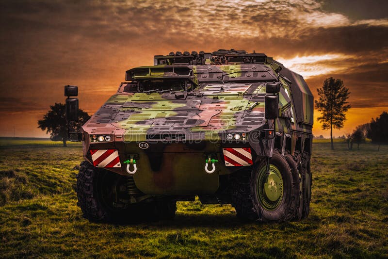 Armoured Fighting Vehicle, Afv from German Army Stock Photo - Image of ...