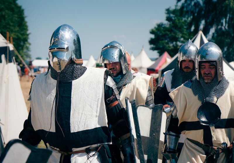 Armoured Teutons marching editorial stock photo. Image of ancient ...