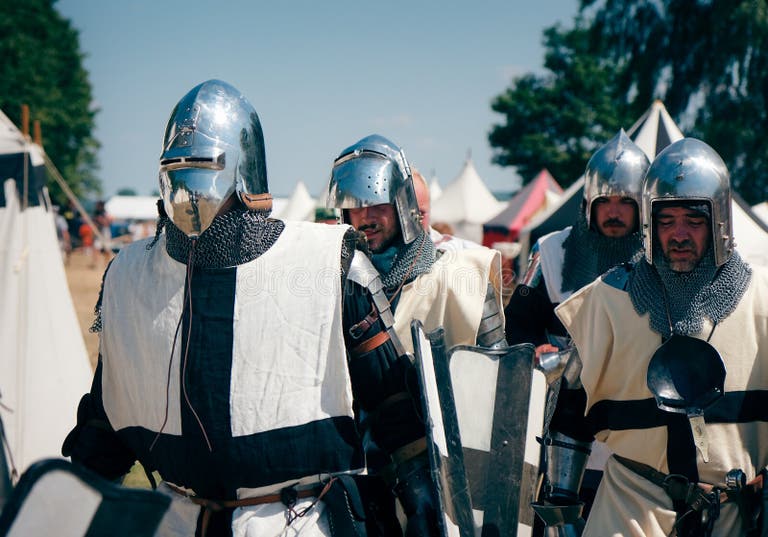 Armoured Teutons marching editorial stock photo. Image of ancient ...