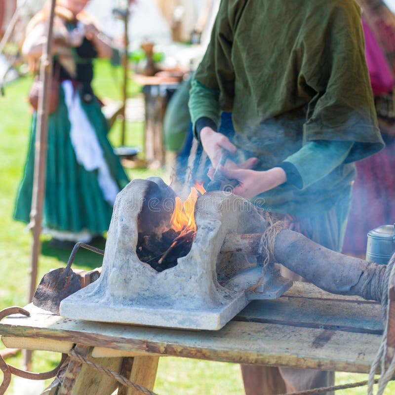 Armourer stock photo. Image of craft, hand, armour, hearth - 71464464