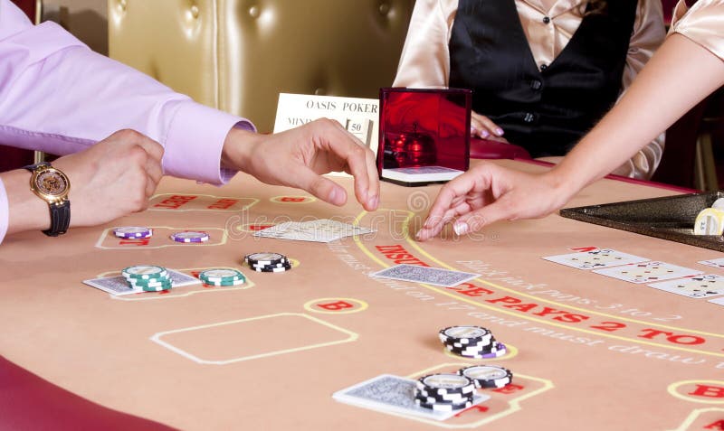 Arms Dealer and the Player To the Game Table Stock Image - Image of ...