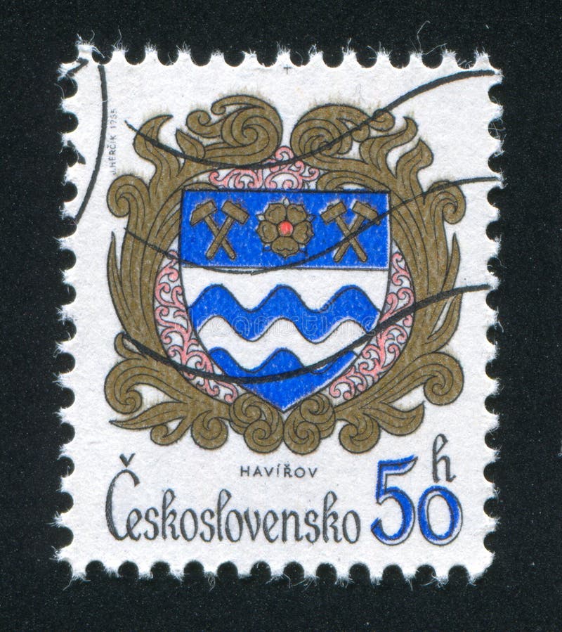 Arms of Havirov editorial photography. Image of country - 295738327