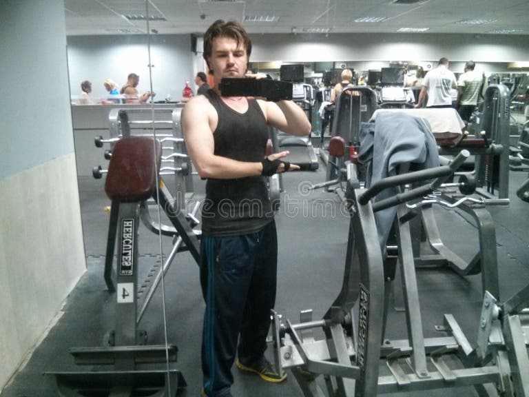 Arms muscle workout editorial photography. Image of work - 54547167