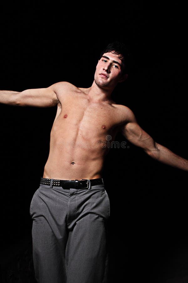 Arms open stock image. Image of handsome, youthful, muscular - 7169917