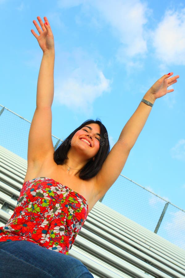Arms Raised stock photo. Image of lady, woman, female - 5015180 Arms Raised stock photo. Image of lady, woman, female - 5015180