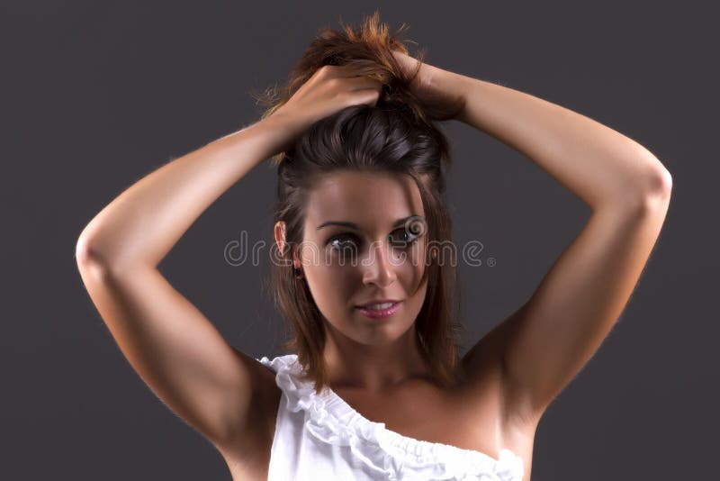 Arms raised stock photo. Image of elegant, beautiful - 32811884