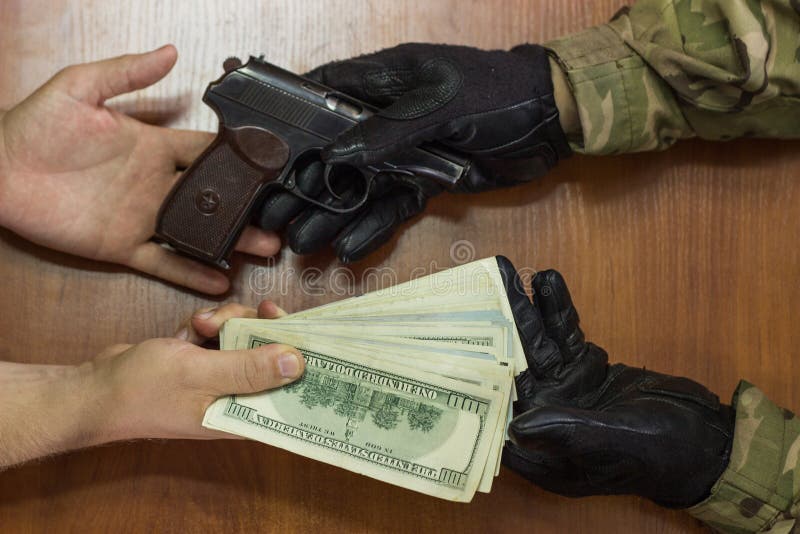 The arms trade. stock image. Image of guns, civil, criminal - 60024315