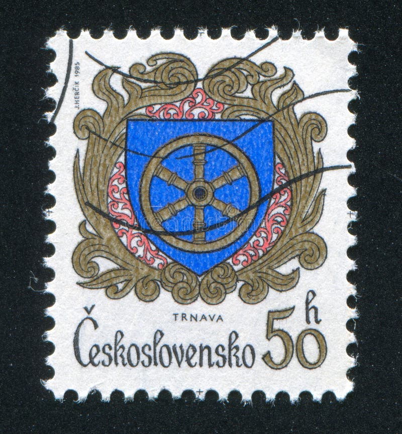 Arms of Trnava editorial photo. Illustration of antique - 295637721