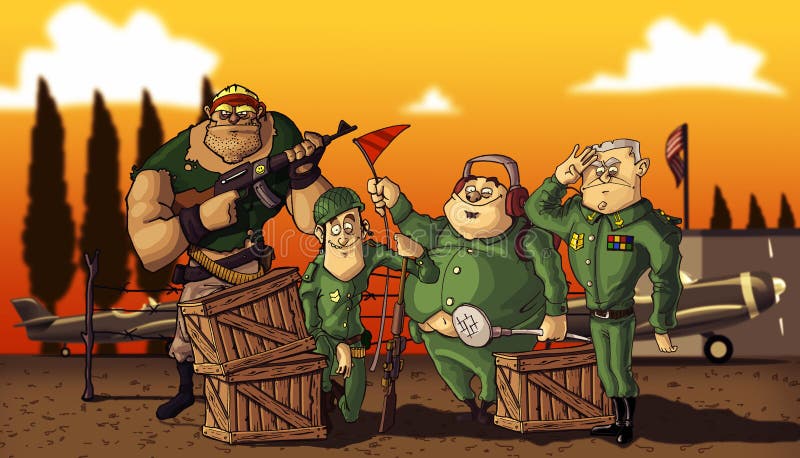 Platoon Stock Illustrations – 621 Platoon Stock Illustrations, Vectors ...
