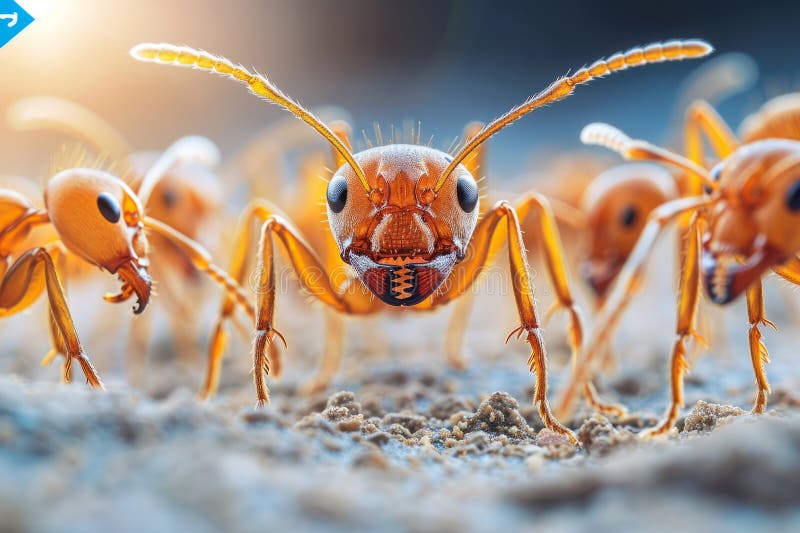 Army Ants are Invading Your Yard Stock Illustration - Illustration of ...