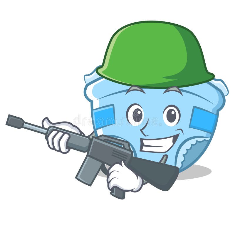 Army Baby Diaper Character Cartoon Stock Illustrations – 2 Army Baby ...