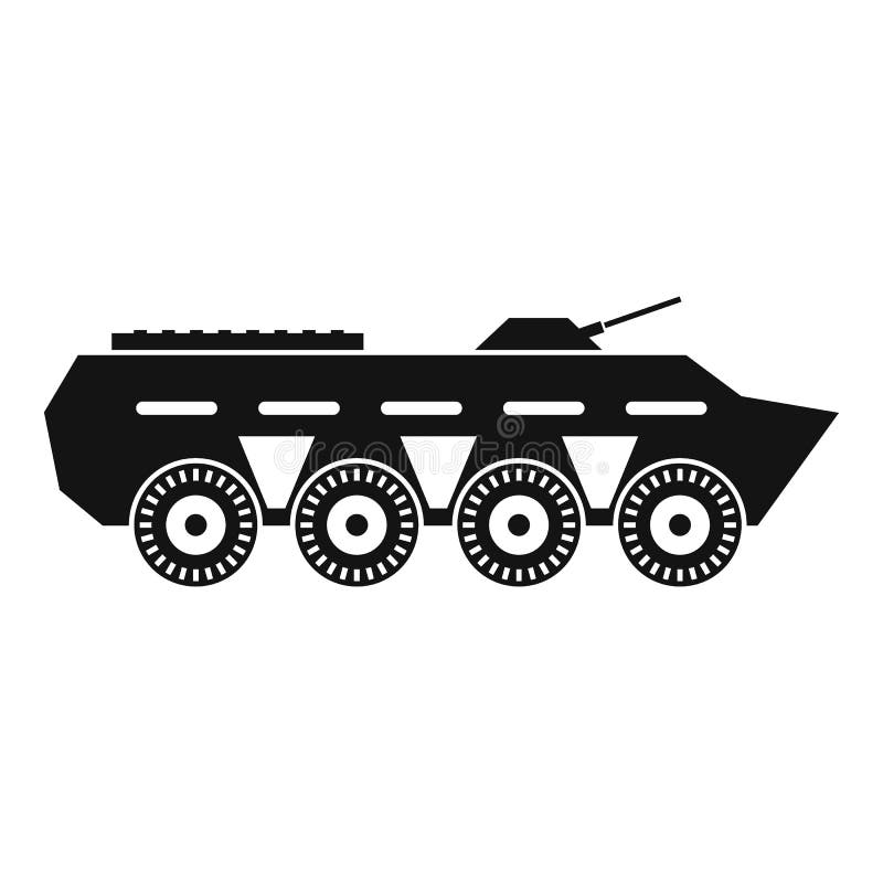 Army Battle Tank Icon, Outline Style Stock Vector - Illustration of ...