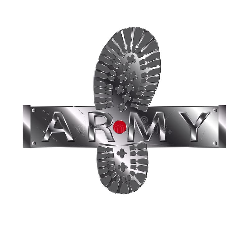 Army Boot Footprint Stock Illustrations – 104 Army Boot Footprint Stock ...