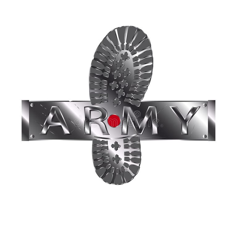 Army Boot Footprint Stock Illustrations – 104 Army Boot Footprint Stock ...