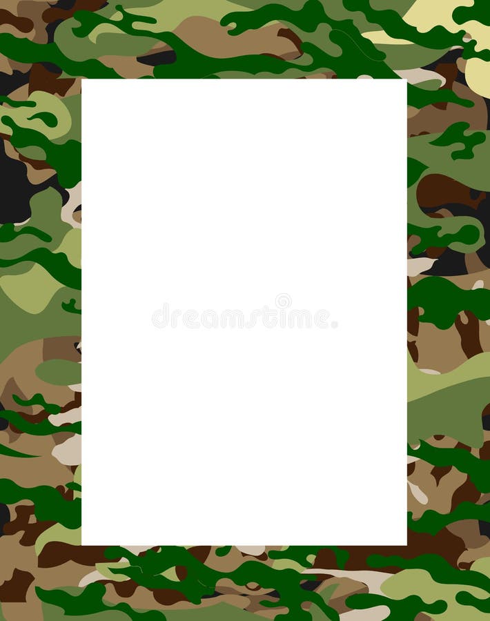 Army camouflage frame stock vector. Illustration of canvas - 78552172