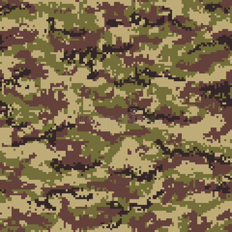 Army Camouflage Pattern Seamless Vector Eps File Stock Vector ...
