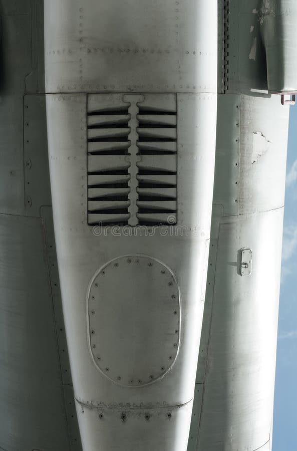 Army Combat Fighter Bomber Jet Plane, Close-up Stock Photo - Image of ...