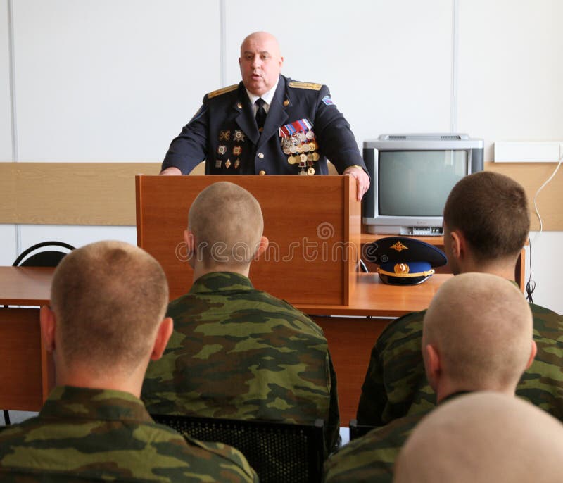 Army Conscripts during an Interview Editorial Stock Image - Image of ...