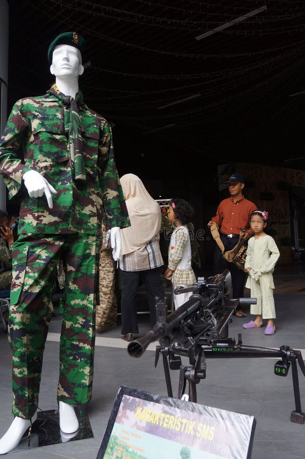 Army exhibition editorial stock image. Image of perbelanjjan - 47945624