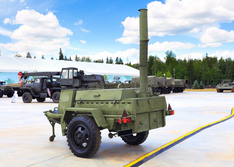 Army field kitchen stock image. Image of positioning - 64546935