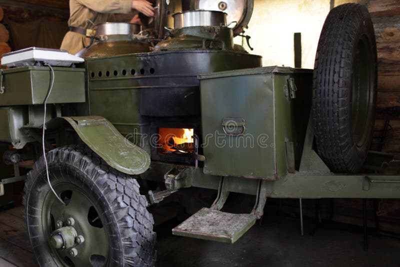 Army field kitchen stock photo. Image of green, forces - 43823482