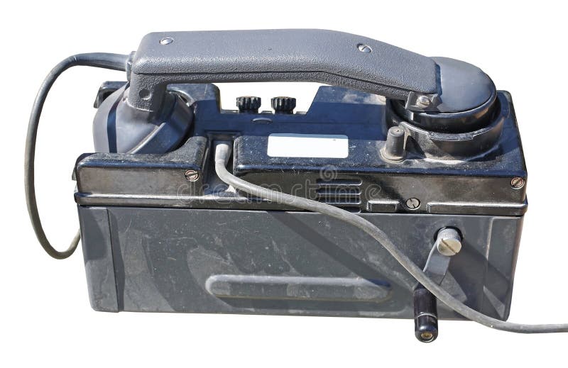 Army field telephone stock photo. Image of dial, object - 160994746