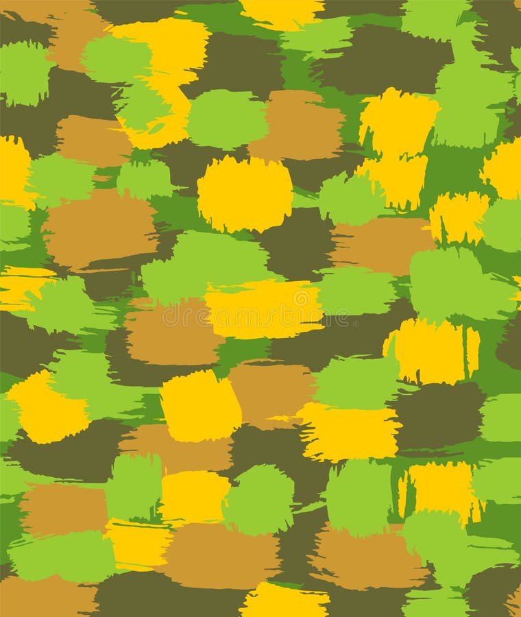 Army Hand Drawn Doodle Pattern Seamless. Military Abstract Modern ...