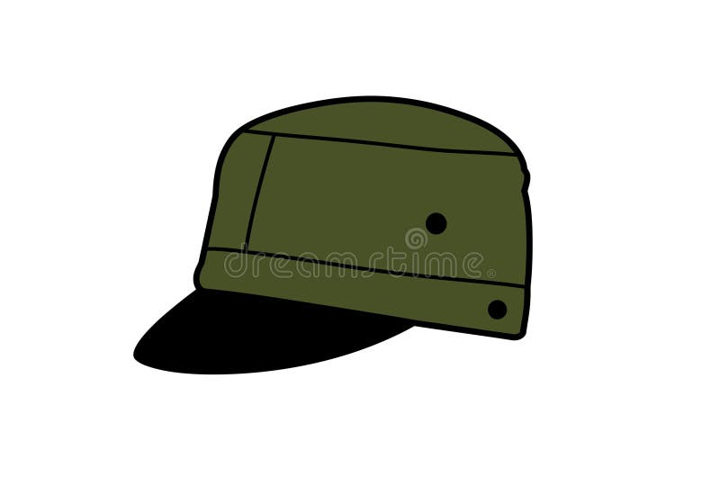 Army hat clip art. stock vector. Illustration of military - 362658089
