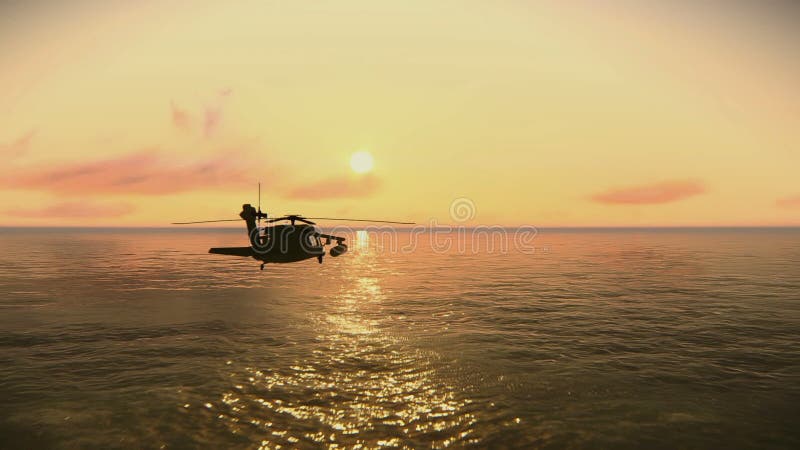 Helicopter Flying Towards Ben Nevis Scotland Highlands Stock Footage ...