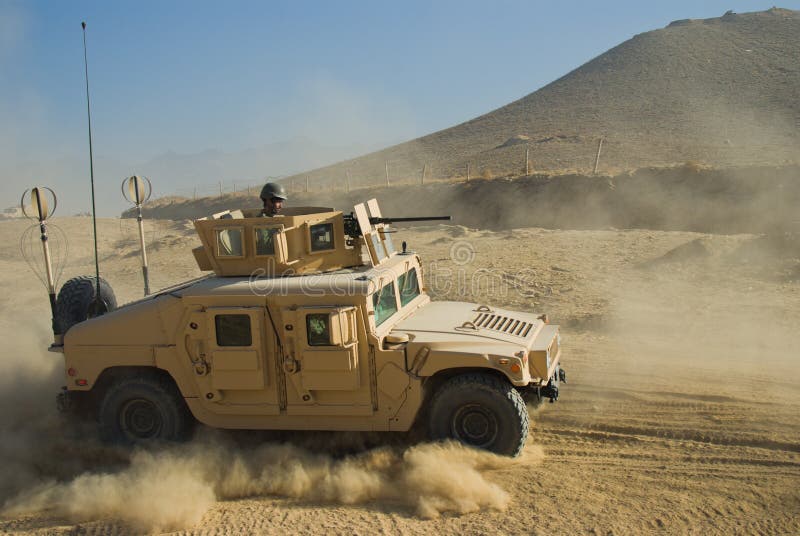 Jordanian Army HMMWV stock image. Image of isaf, jordan - 17234447