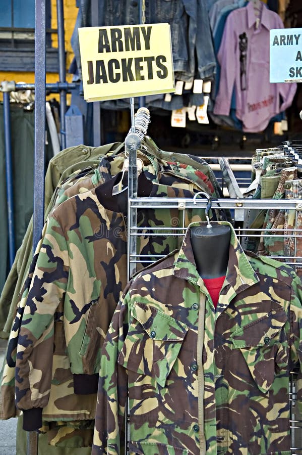 Army Jackets stock image. Image of fatigues, kensington - 2014447