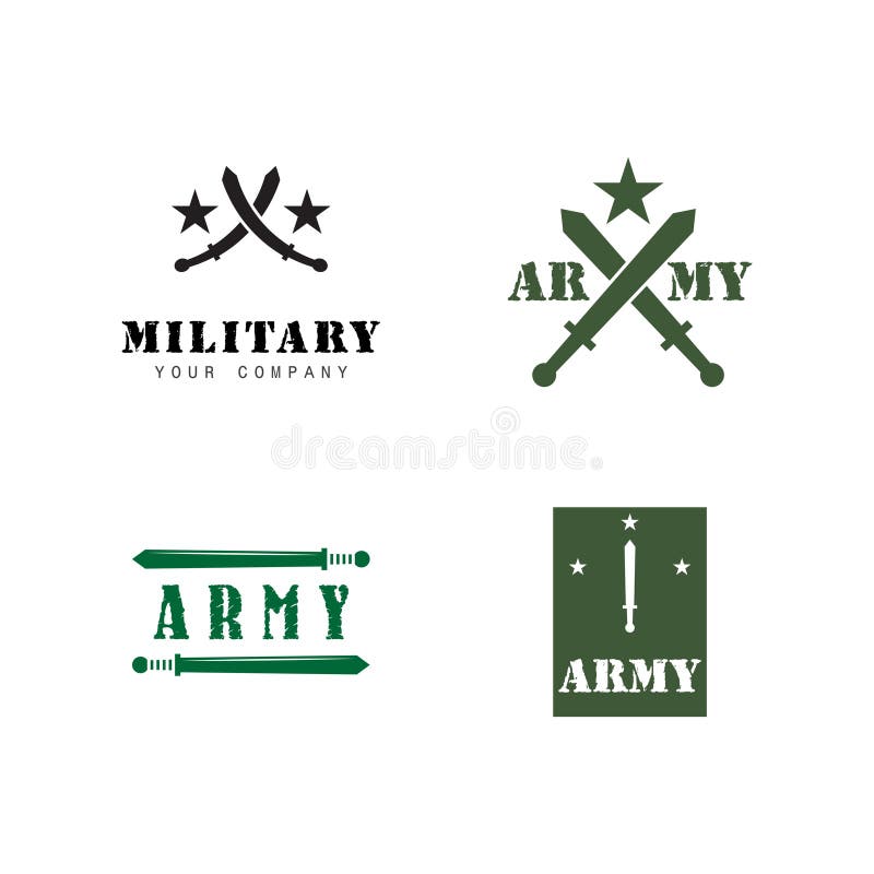 Army Logo Vector Military Template Symbol Design Stock Vector ...