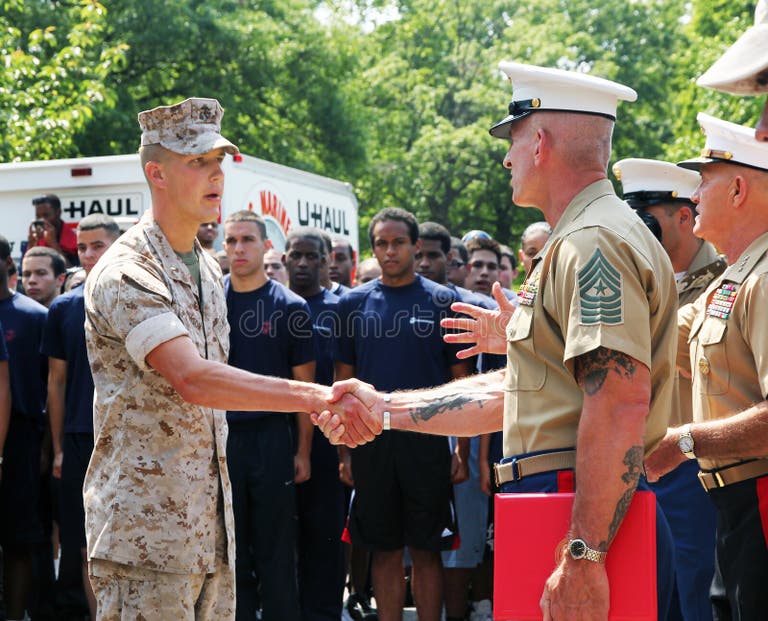 Promotion Ceremony during the Fleet Week 2011 Editorial Stock Photo ...