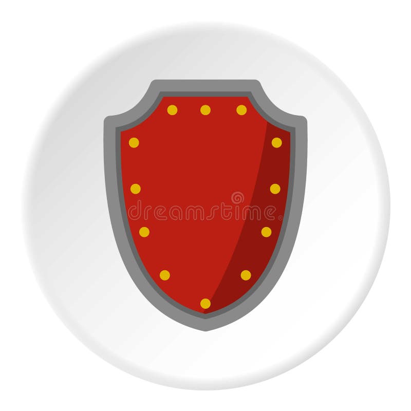 Army Protective Shield Icon Circle Stock Vector - Illustration of ...