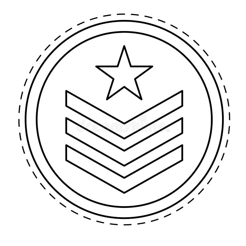 Army related icons image stock illustration. Illustration of defense ...