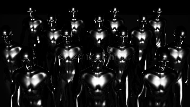 Army of Robots. a Crowd of Cyborg Workers Marching in Formation Stock ... Army of Robots. a Crowd of Cyborg Workers Marching in Formation Stock ...