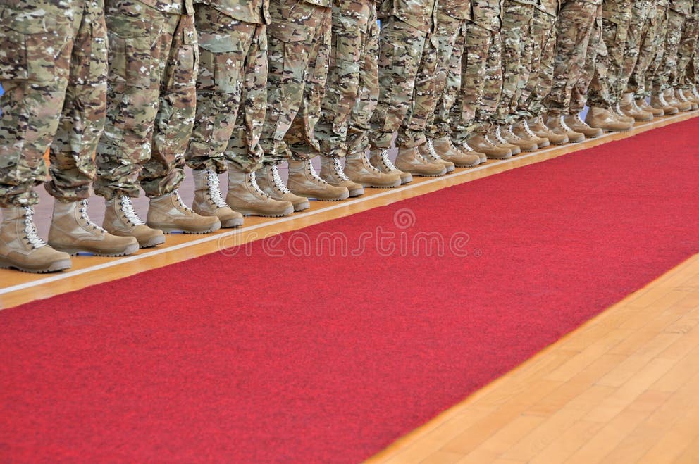 Army in the row stock photo. Image of boots, discipline - 41697876