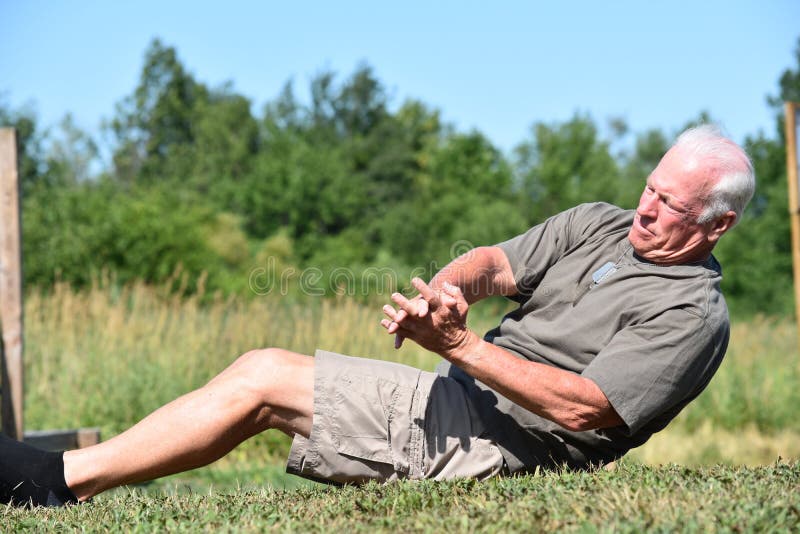 Army Senior Veteran Soldier and Exercise Stock Photo - Image of ...