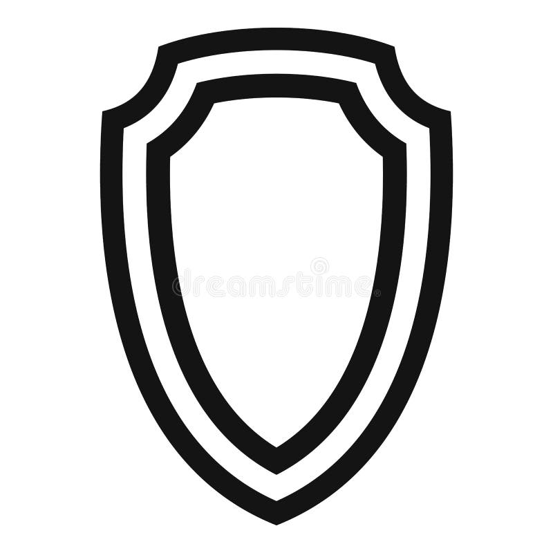 Army Shield Icon, Simple Style Stock Vector - Illustration of design ...