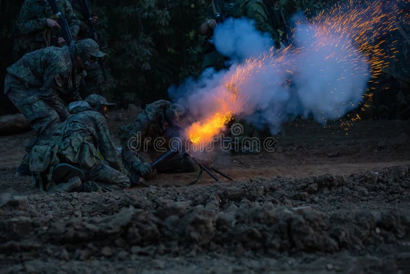 Army Soldiers during the Military Operation. War, Army, Technology and ...