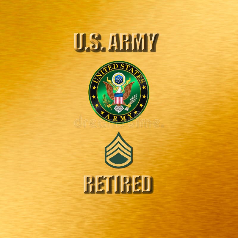 Army Staff Sergeant, Retired Stock Image - Image of retired, usarmy ...