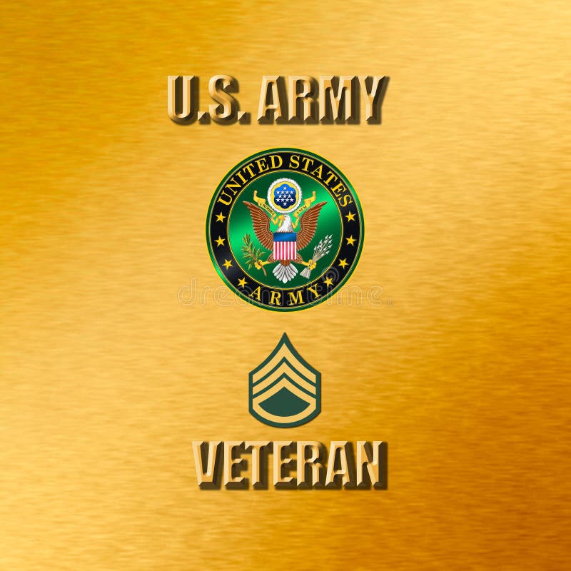 Army Staff Sergeant, Veteran Stock Illustration - Illustration of drink ...