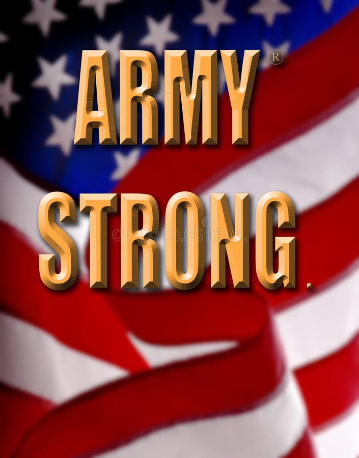 Army Strong stock illustration. Illustration of independance - 372218718