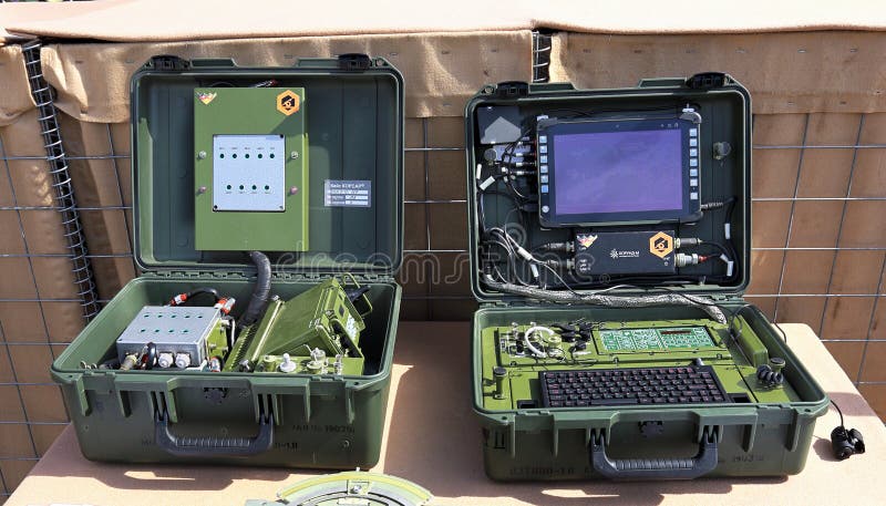 Army Tactical Communication Complex Editorial Stock Photo - Image of ...