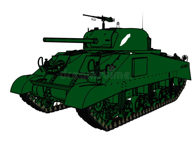 T-34 Tank stock vector. Illustration of wwii, armor, medium - 15130146