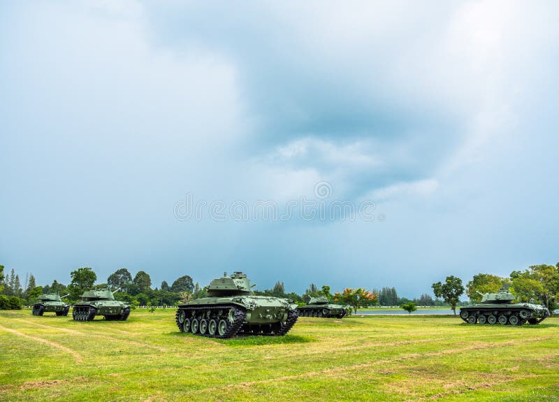 Army Tank Ground Defense and Attack Stock Image - Image of engine ...