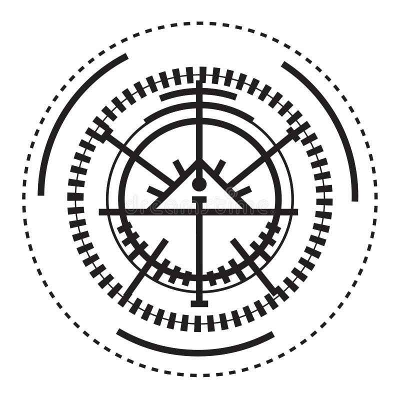 Army Target Icon, Simple Style Stock Vector - Illustration of mark ...