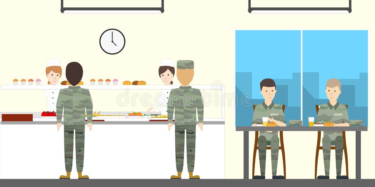 Army Eating Soldier Stock Illustrations – 53 Army Eating Soldier Stock ...