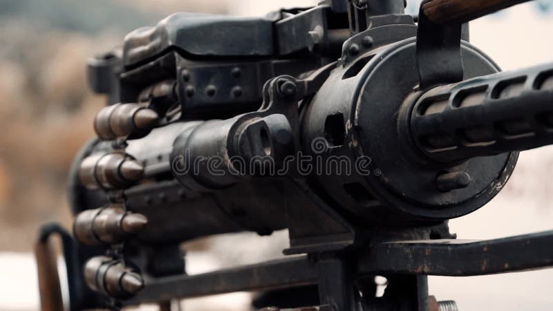 Soviet Army Weapons on the Background of Mountains Stock Video - Video ...